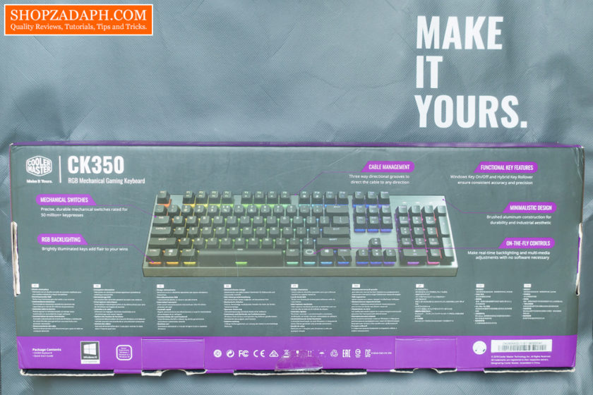 Cooler Master CK350 Mechanical Keyboard Review - TechBroll