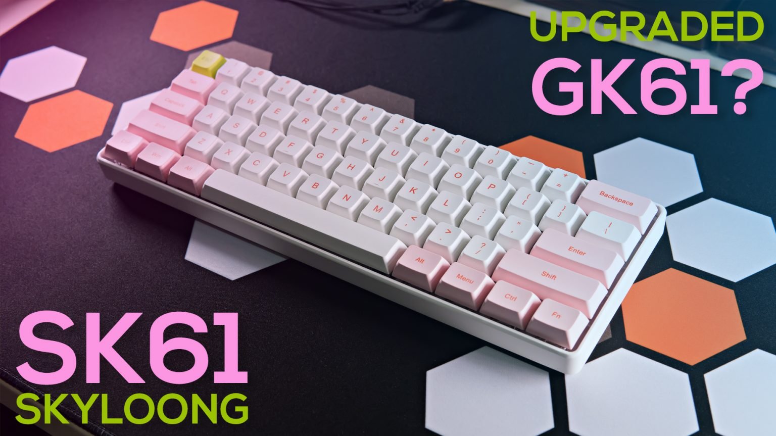Skyloong/Geek SK61 Optical Mechanical Keyboard Review - Upgraded Geek ...