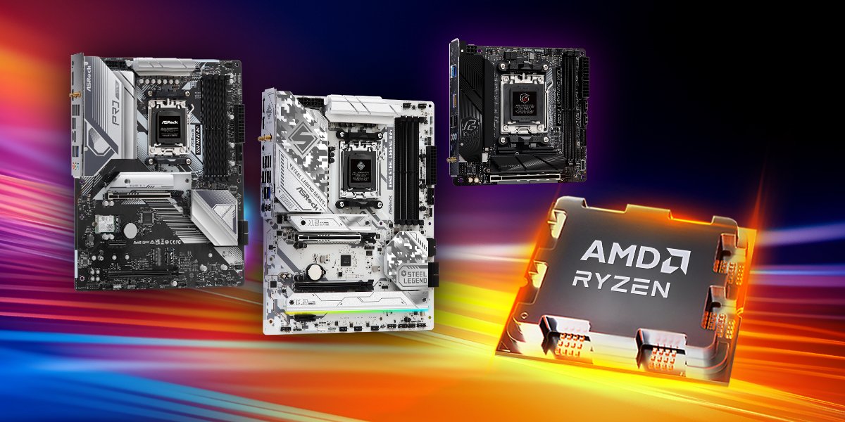 ASRock AM5 motherboards ready to support AMD Ryzen™ 8000 Series ...