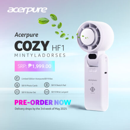 Acerpure Launches First Hand Fan, Inspired by SB19's "MINTYLADORSES ...