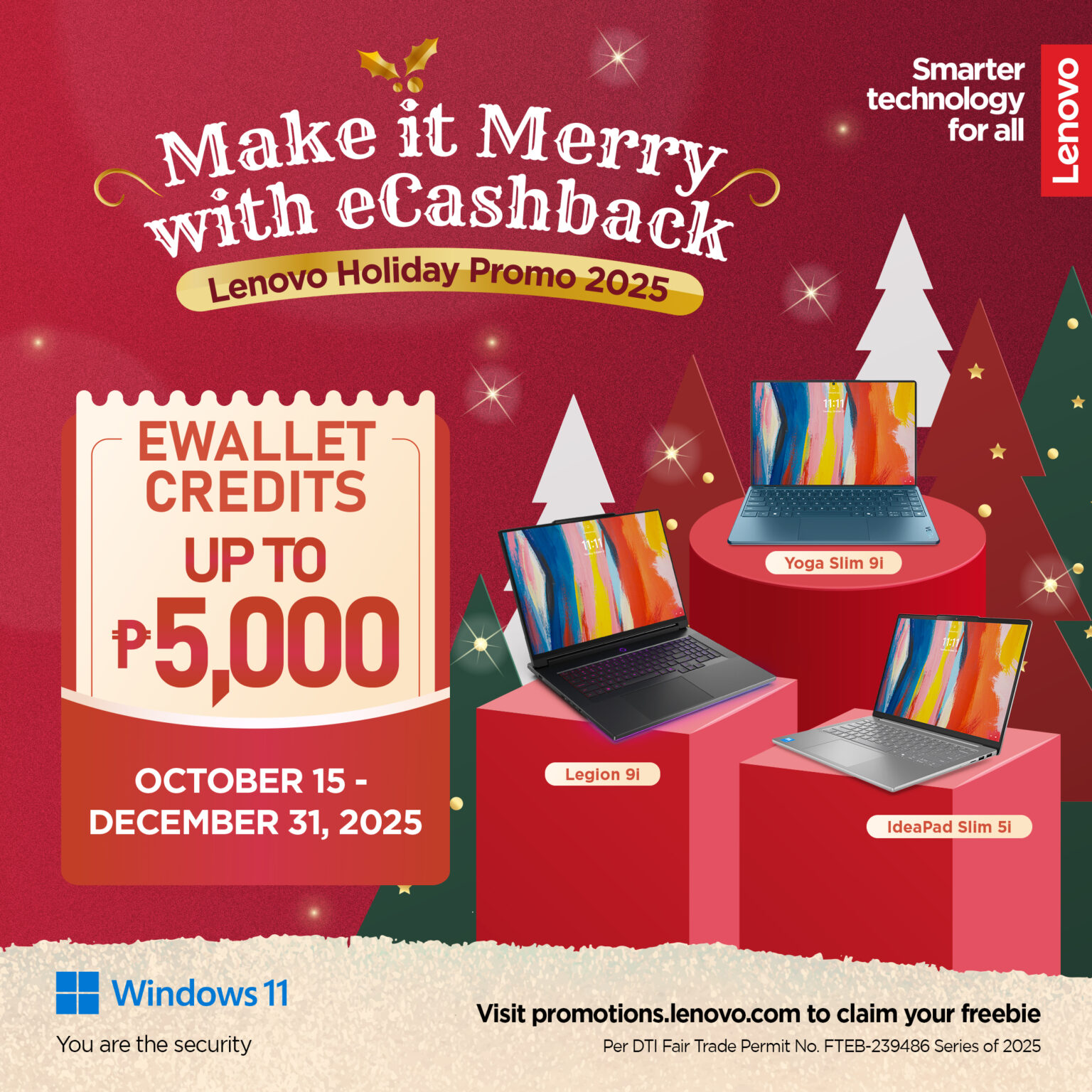 Make it Merry with eCashback: Lenovo Holiday Promo 2025 - TechBroll