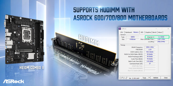 ASRock Adds Support for One Sub-Channel DRAM Module on Intel DDR5 ...